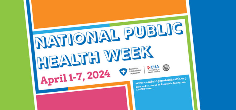 It’s National Public Health Week - Cambridge Public Health Department